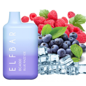 Электронные сигареты Elf Bar BC4000 Blue Raz Ice(Ельф бар Голубой ...
