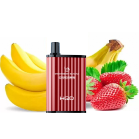 Электронная сигарета HQD CUVIE MAYA 6000 Strawberry Banana (Клубника ...